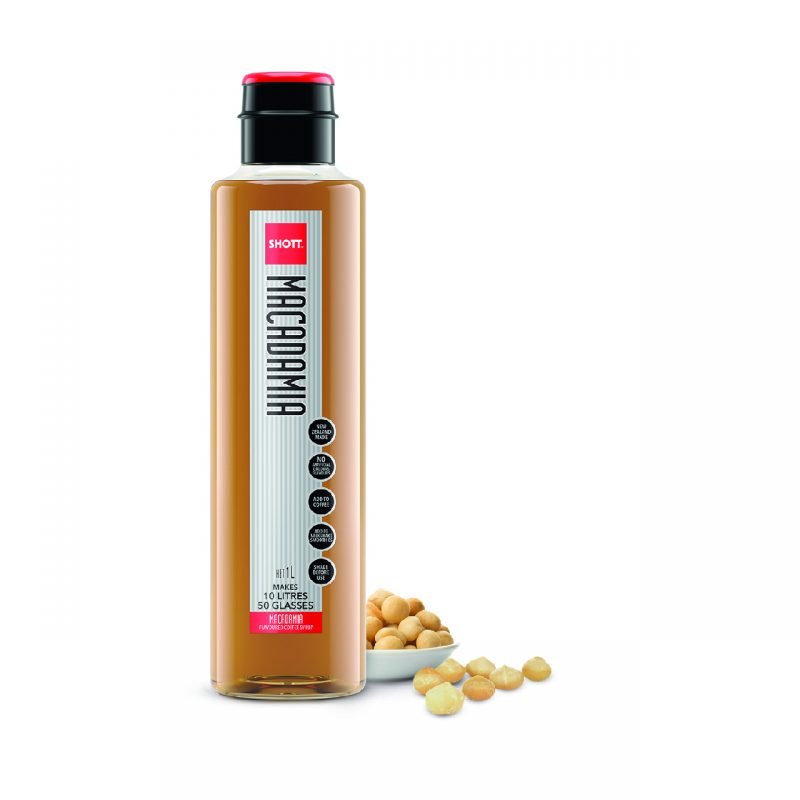 Shott Macadamia Syrup | Flavoured Syrups - Smiths of London